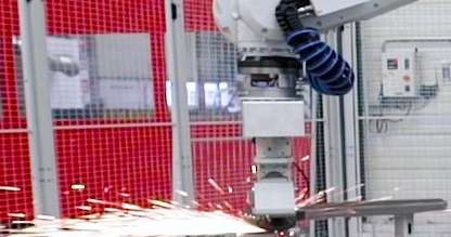 Robotic grinding | Automated deburing of workpieces | Deslaging ...